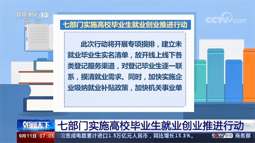 七部门实施高校毕业生就业创业推进行动