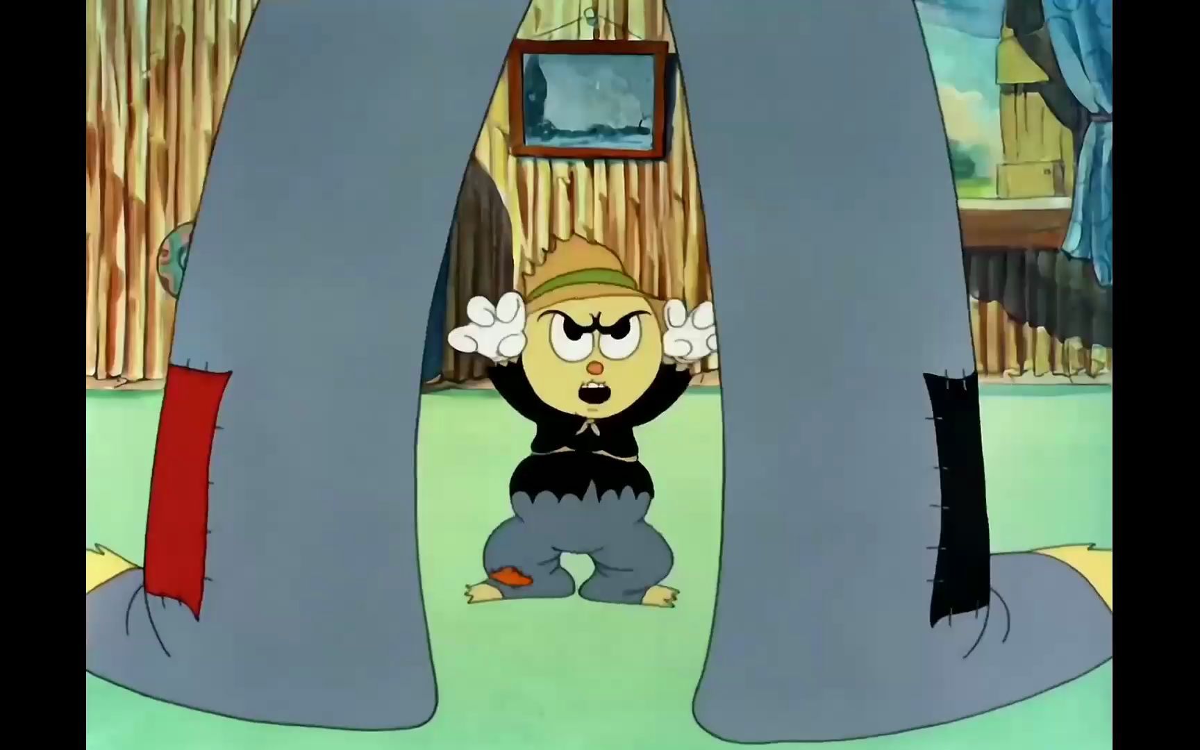 稻草人代替父亲守护菜园,不料却遭到一只乌鸦的追捕。#搞笑动画