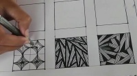 国外非常流行的绘画方法, 禅绕画24种基本入门画法第1节_高清