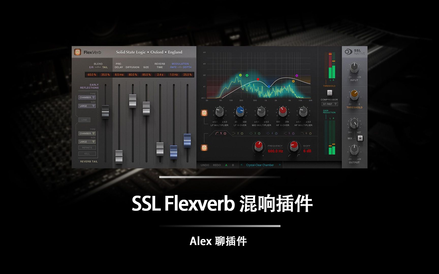 SSL Flexverb 混响插件 - 正如其名非常灵活可控的高品质混响