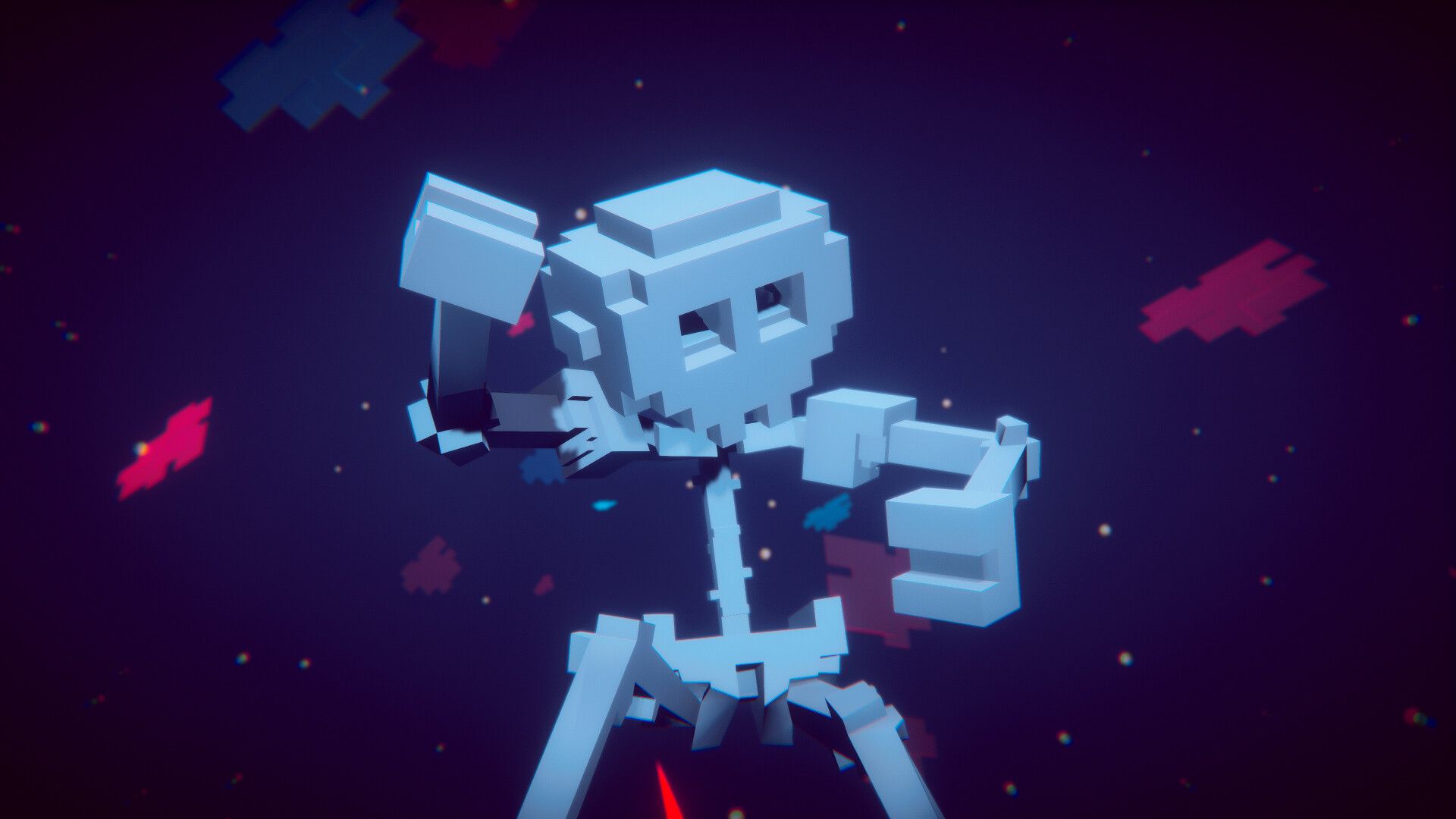 Steam游戏《DE-EXIT》试玩,电影般的体素风3D平台跳跃解谜游戏_...