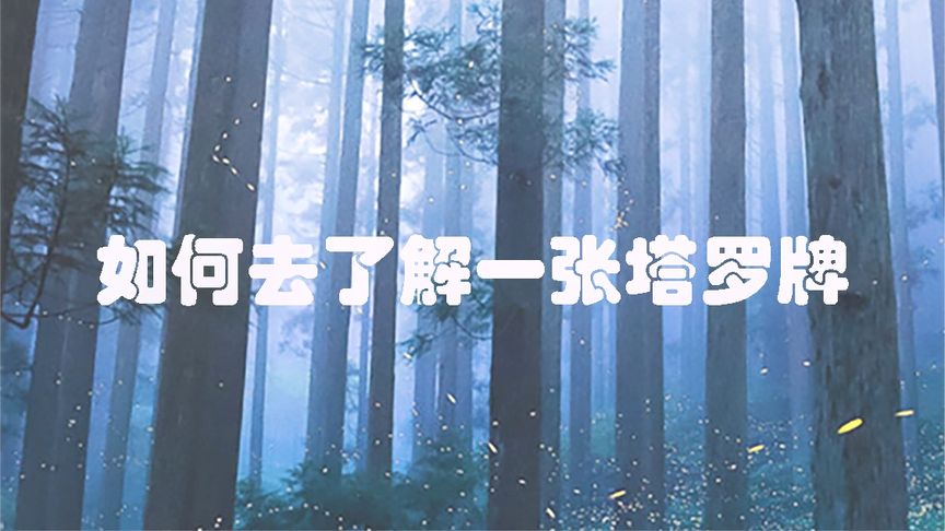 如何了解一张塔罗牌