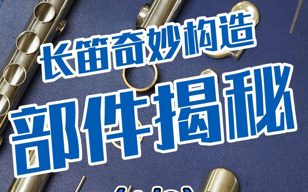 维修技师用拆解的方式来教你了解长笛(上)!