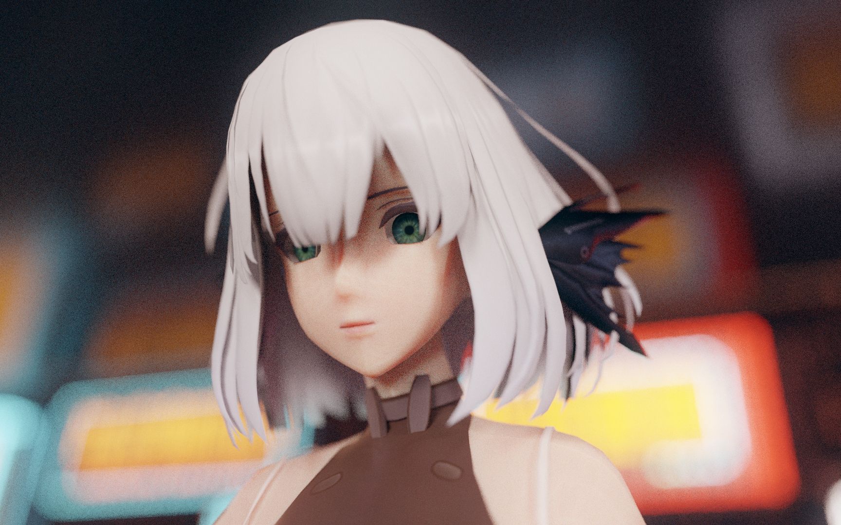 消除sss材质接触蓝边&修改abc文件UV【Blender】