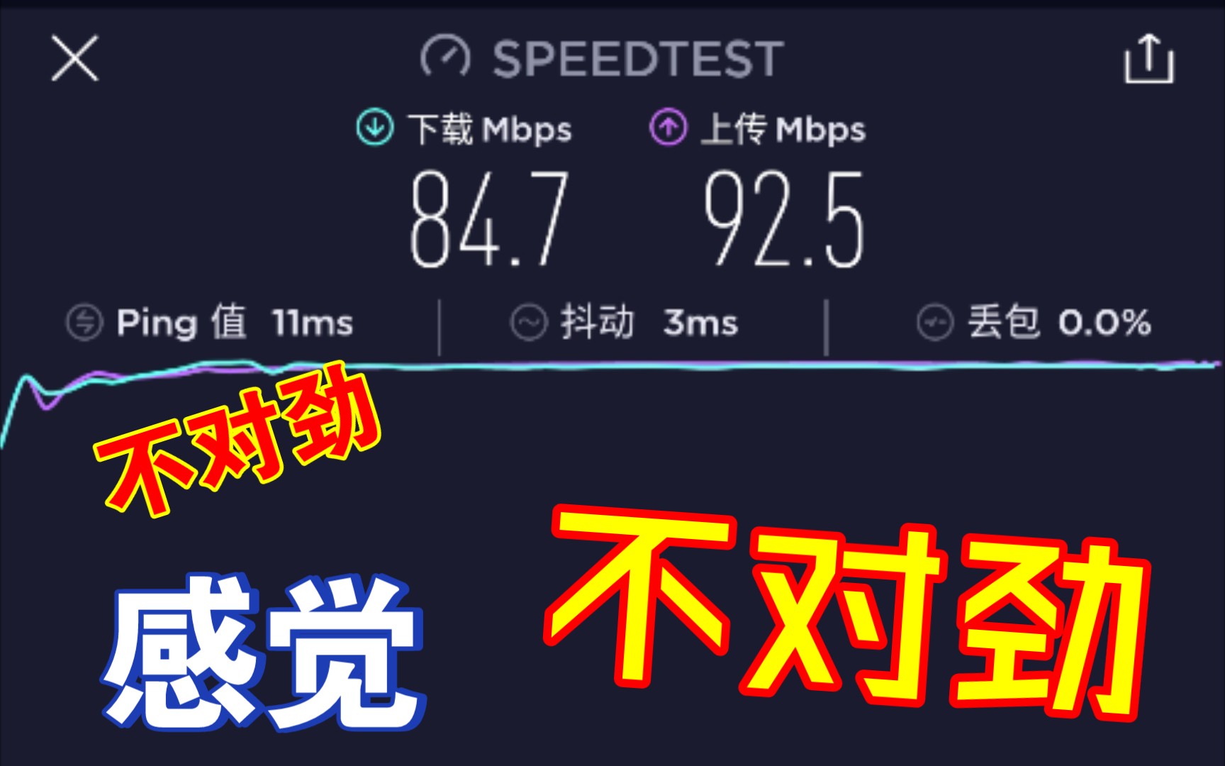 移动500M宽带网速测试