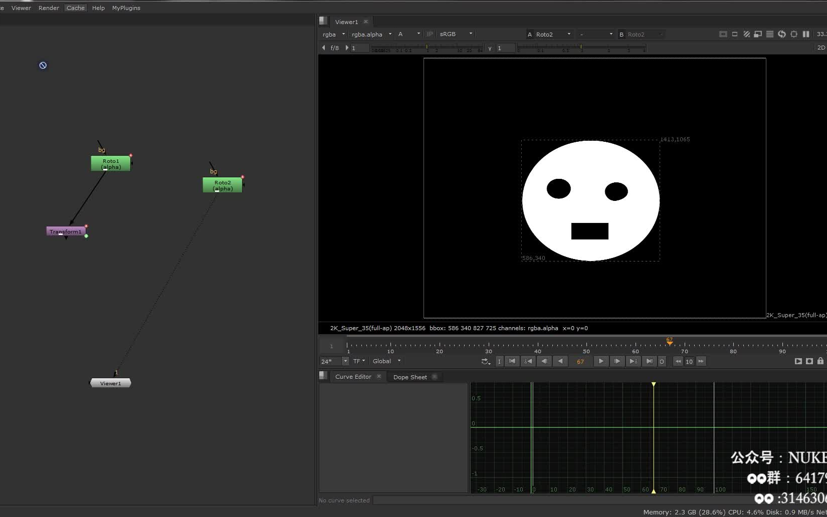 NUKE小技巧sin、random表达式(二)