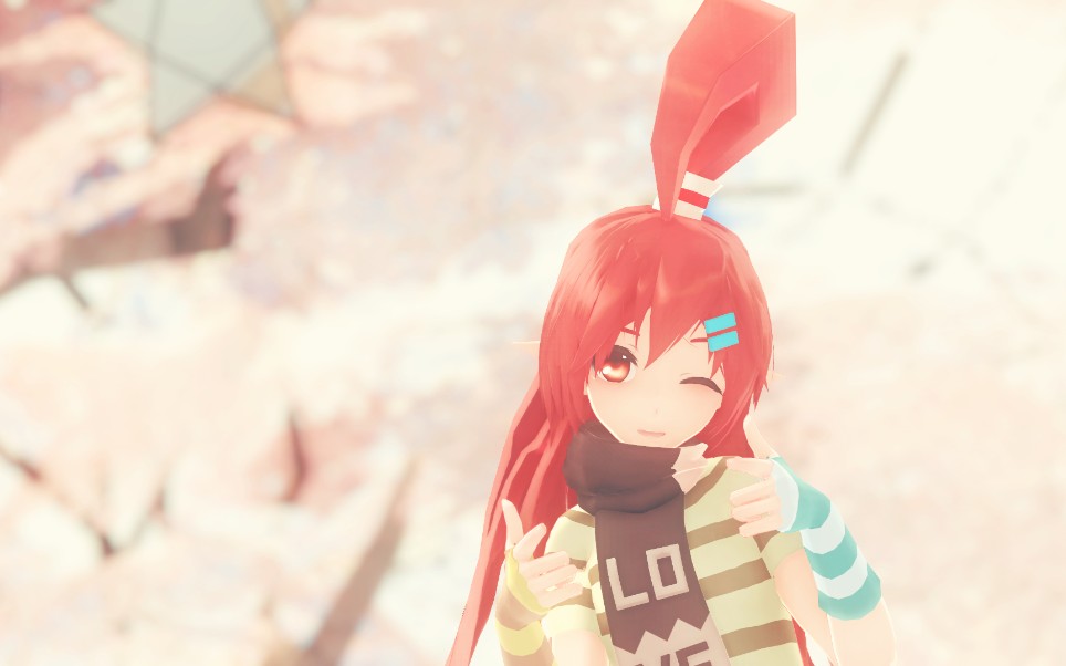 【凹凸世界MMD/改模配布】想传达对你的感情,掩饰不住喜欢。◇...