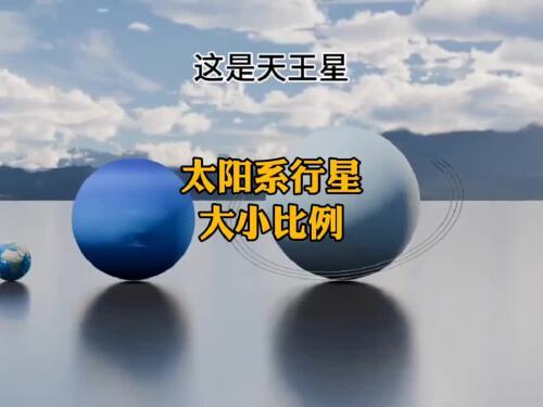 太阳系八大行星3D模拟大小尺寸!