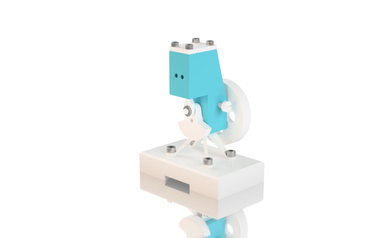 Inventor 活塞式气动马达15分钟建模
