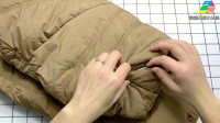 羽绒服开线?不用拆里子教你一招,无痕修复很完美,太神奇了