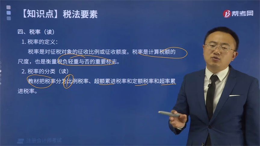 帮考网孙孝群老师带你详细掌握税率的定义是什么?有哪些分类?