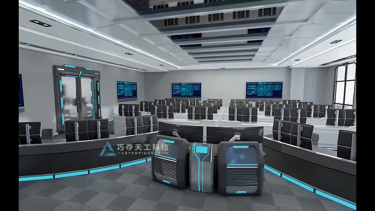 巧夺天工科技-双工位数据分析工作站-提升指挥中心科技感