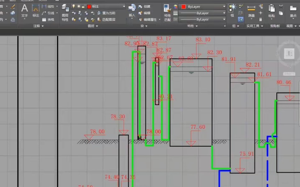 【CAD】CAD快速标高