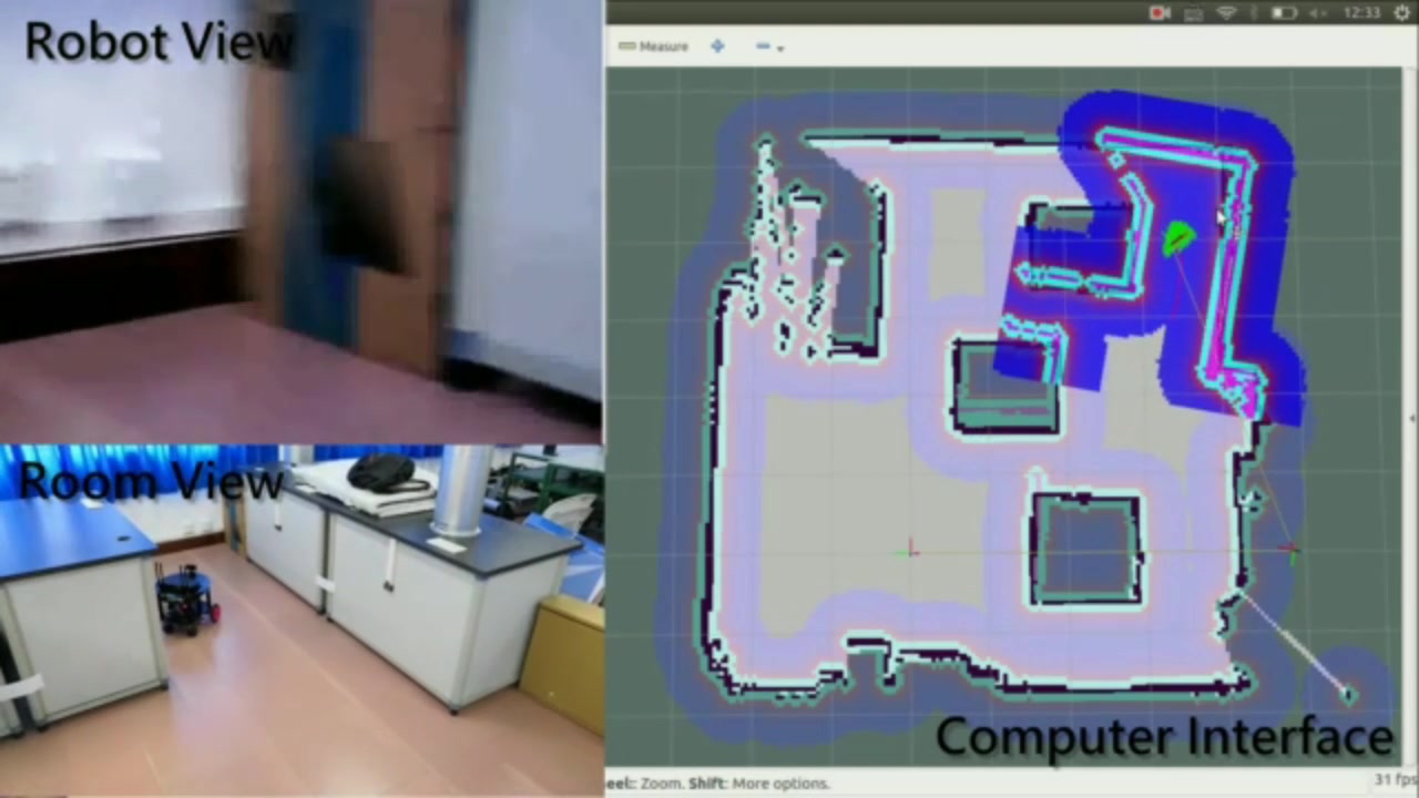 SLAM (simultaneous localization and mapping),即时定位与地图构建