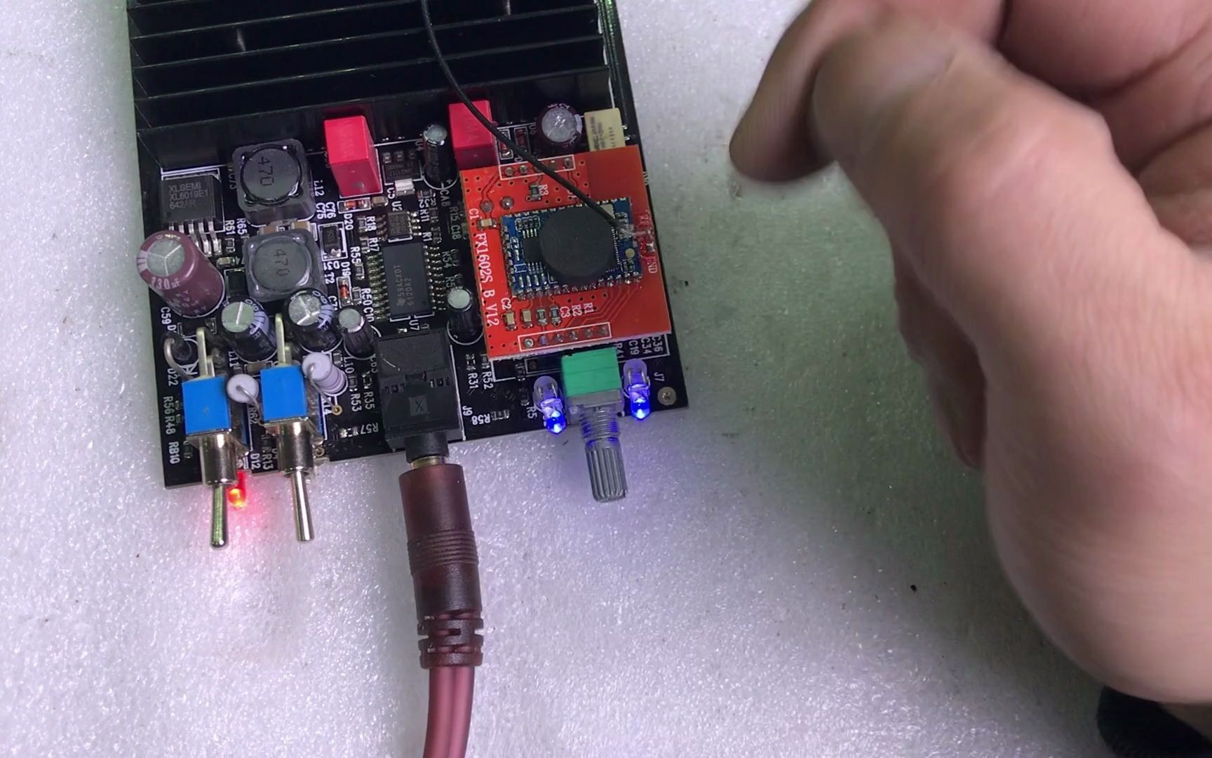 数字小功放维修:修好了这音质还不错