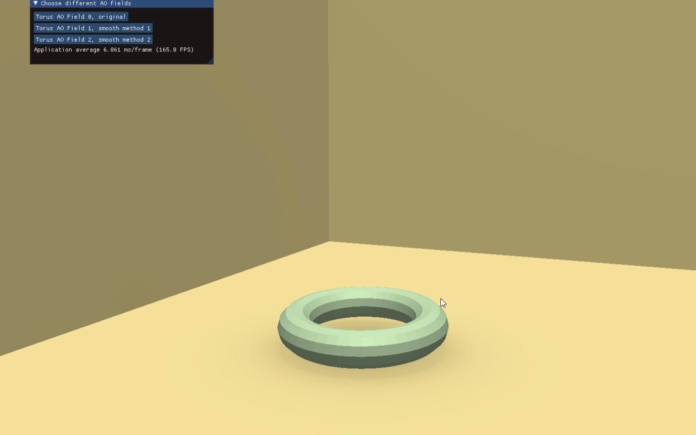 实时渲染作业展示 Ambient Occlusion Field (环境光遮蔽场)
