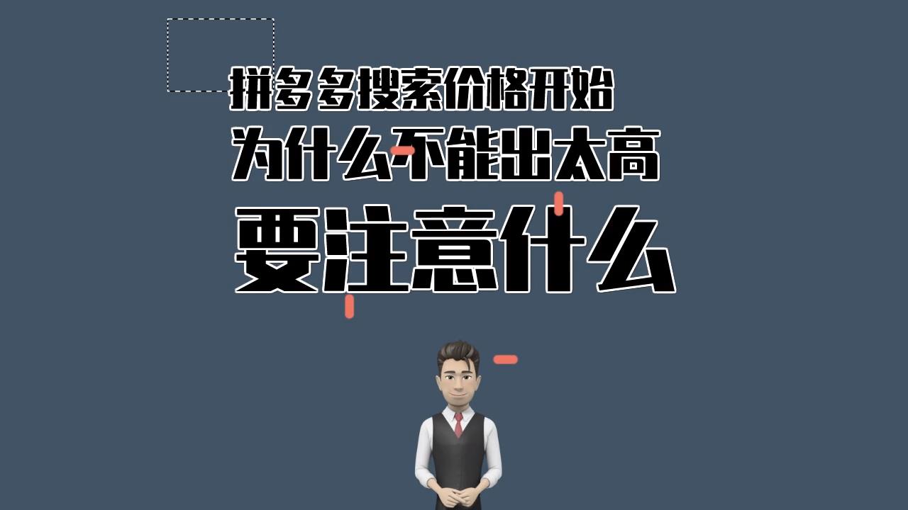 拼多多的搜索进行出价设置与调整