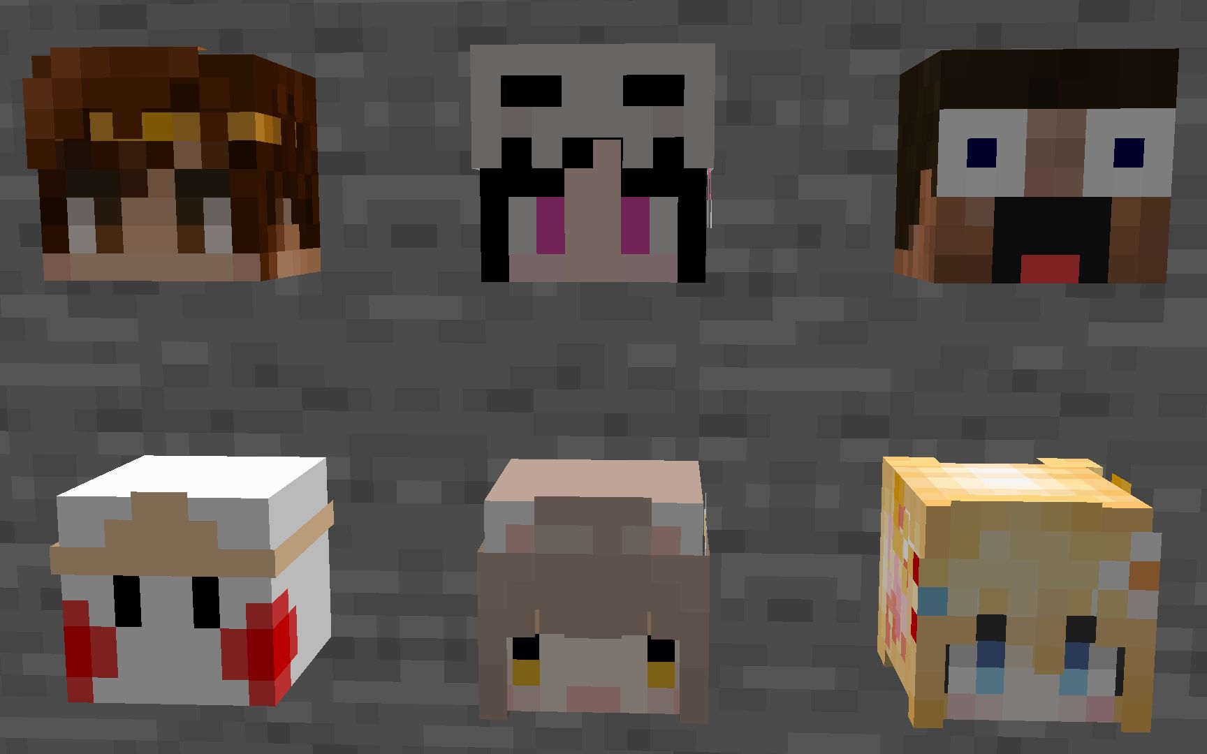 【minecraft】在mc中获得玩家头颅的方法!一行指令就能获得主播的...
