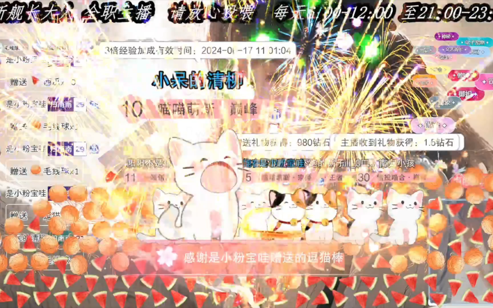 猫猫养成:西瓜,毛线球,逗猫棒触发的每个礼物特效!最后是精华!