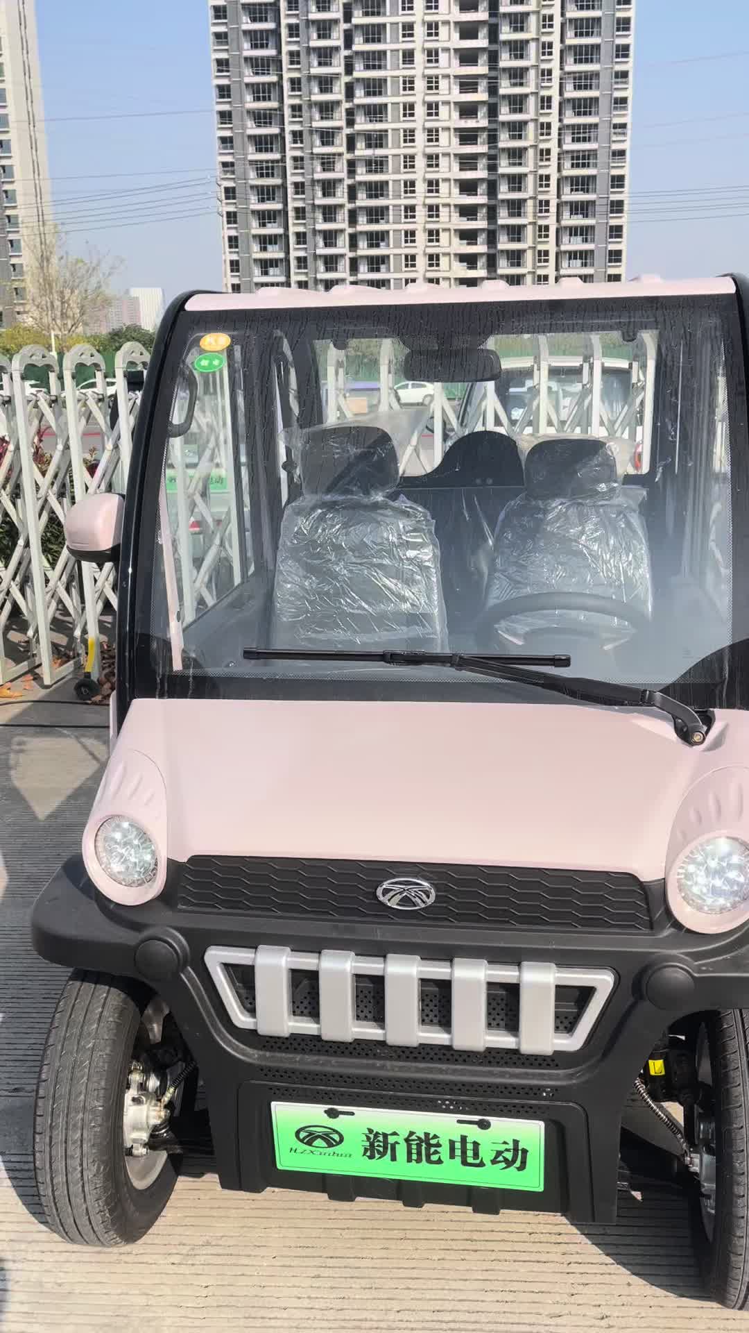 越来越多人选择两门四座电动车经济实用方便#同城热点 #四轮低速...