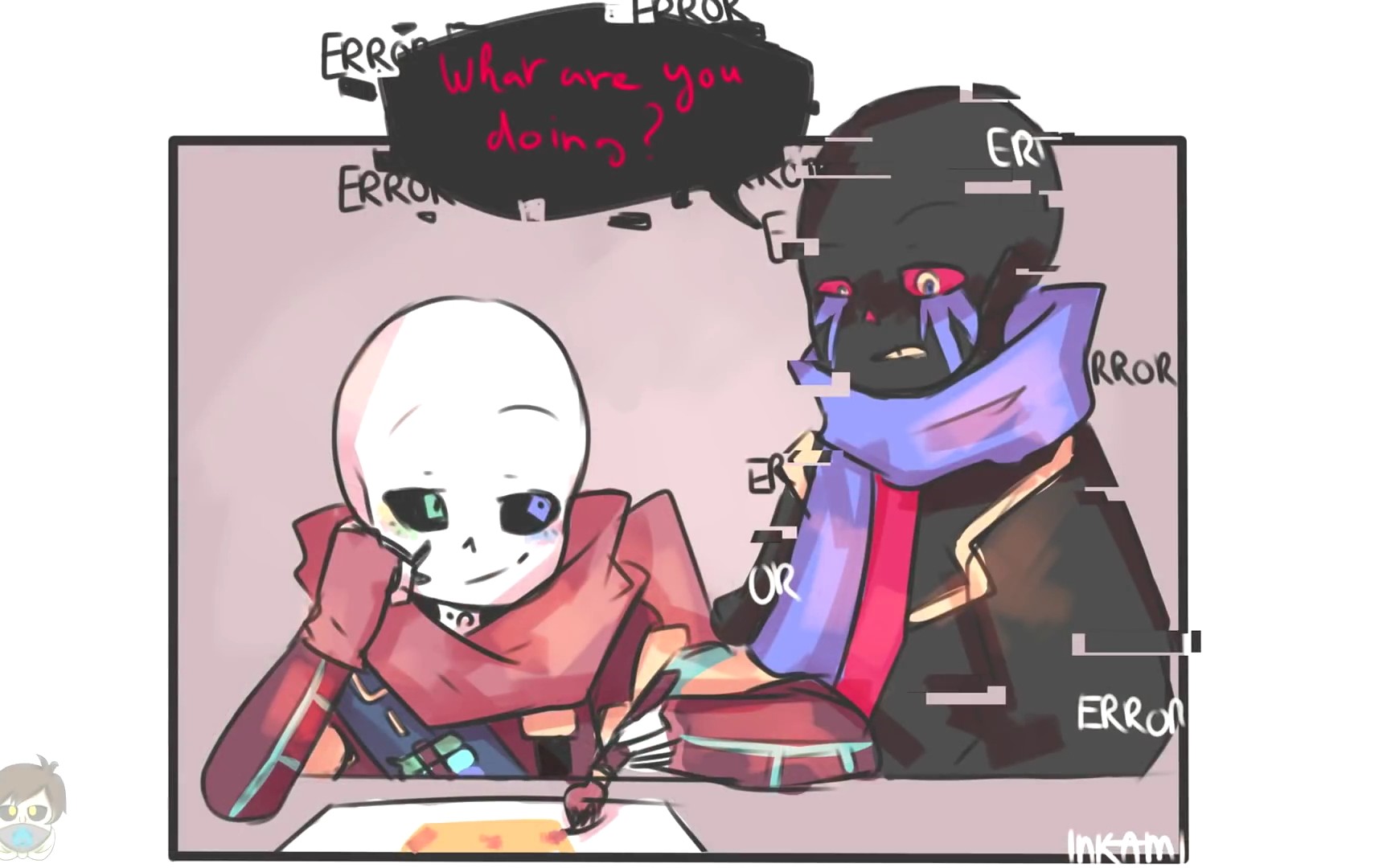 【熟肉】【传说之下漫配】Ink和Error故事汇