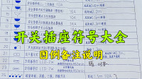 电工知识:图纸上的开关插座符号大全,干电工建议收藏,不要傻傻的分不...