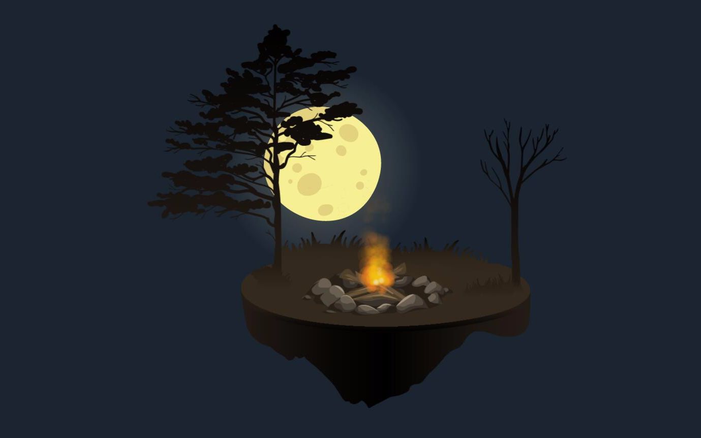 程序员用代码编了个特效,画面甚美,那场景堪比好莱坞电影背景!