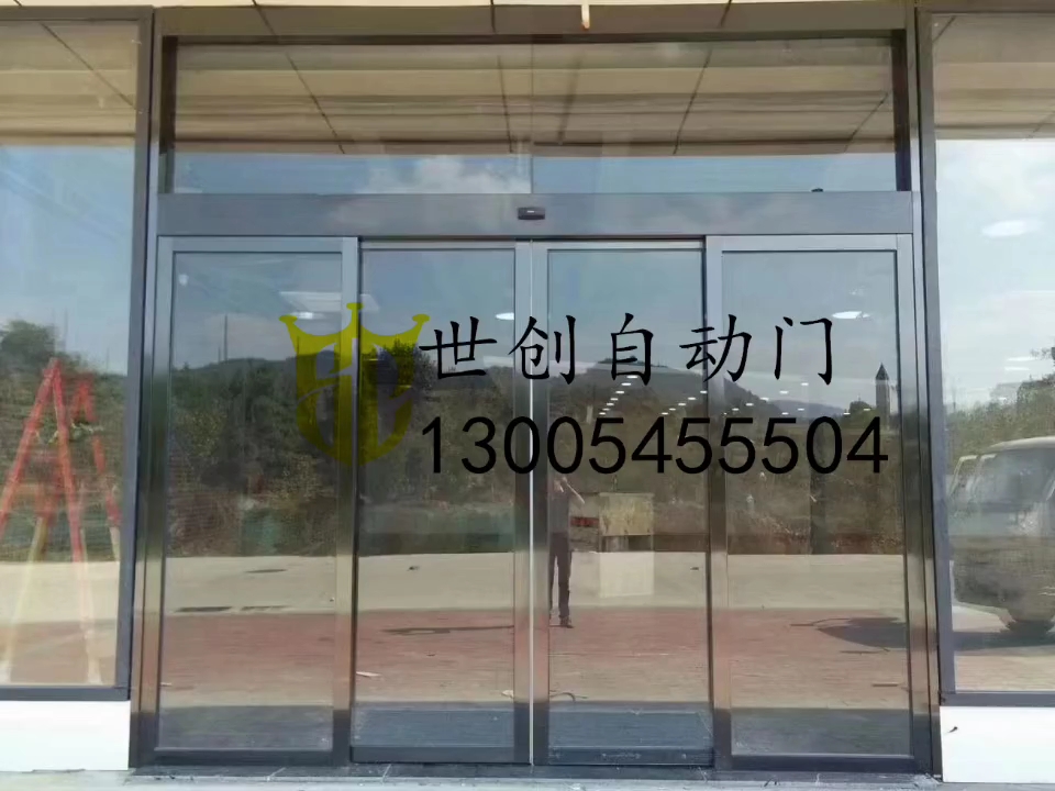 惠州感应玻璃门,世创自动门,