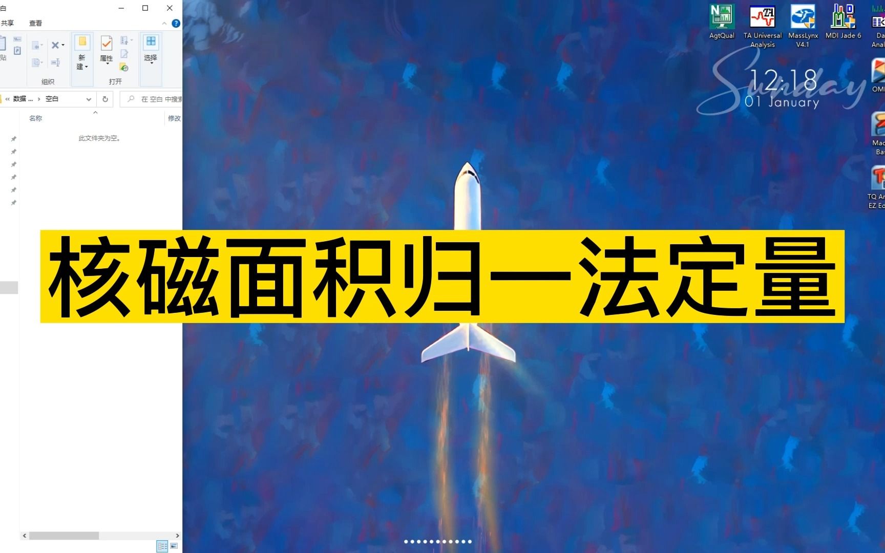 分析方法:核磁面积归一法定量