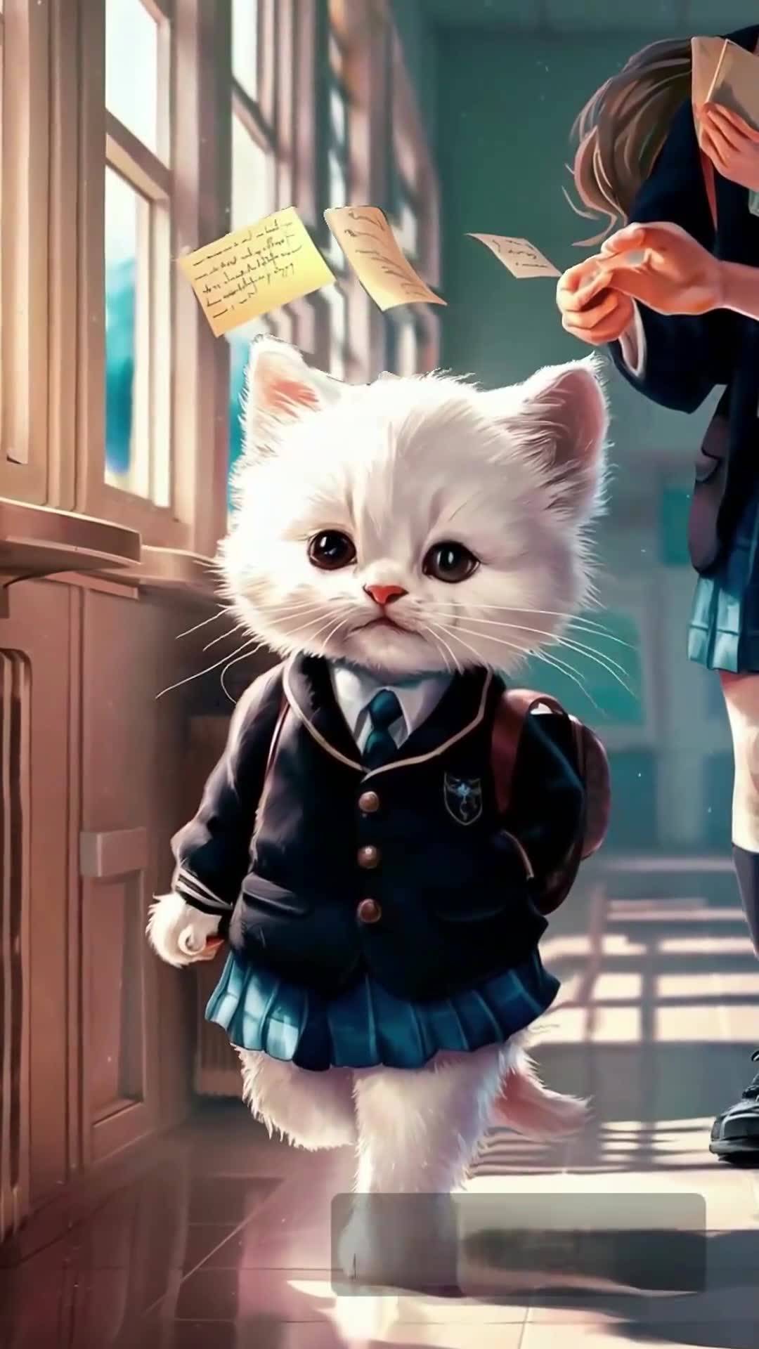 动漫:在学校里总是被欺负 小喵该怎么改变现状