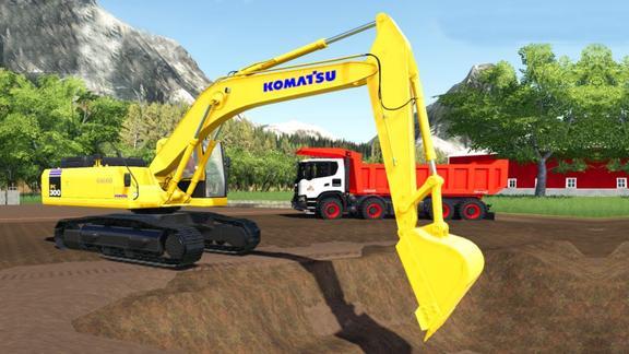 工程车模拟游戏:驾驶卡车挖掘机农场工作!