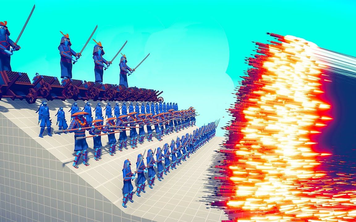 5x 烟花之神 vs 各个派系 - 全面战争模拟器Tabs mod