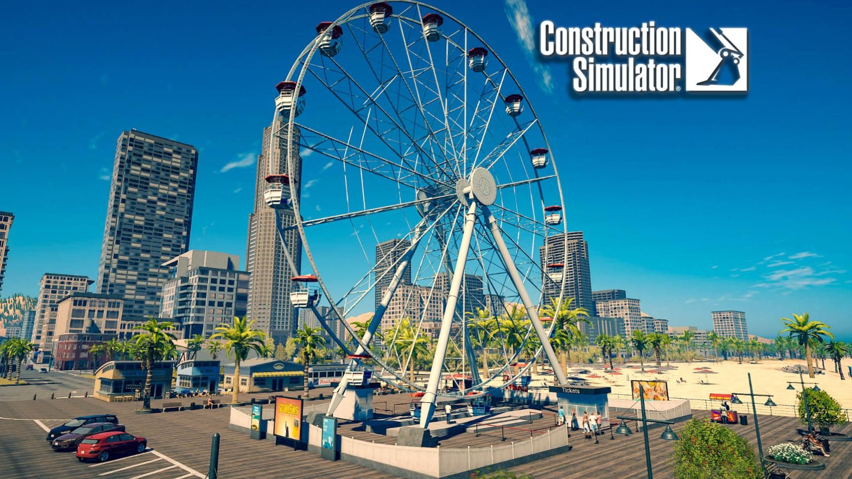 《建筑模拟》来码头组装一个摩天轮 | Construction Simulator