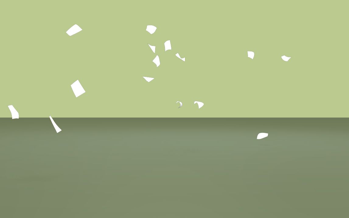 AE纸张飘散动画