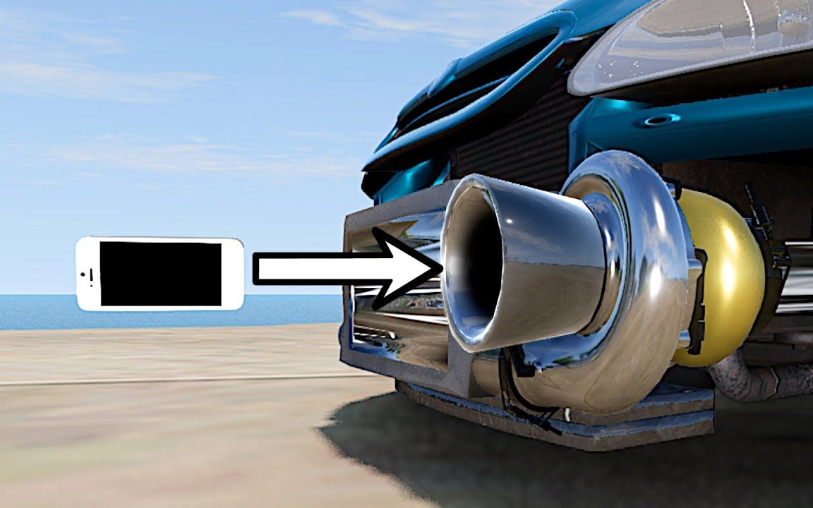 【BeamNG】做了6分钟的汽车禁忌事项_单机游戏热门视频