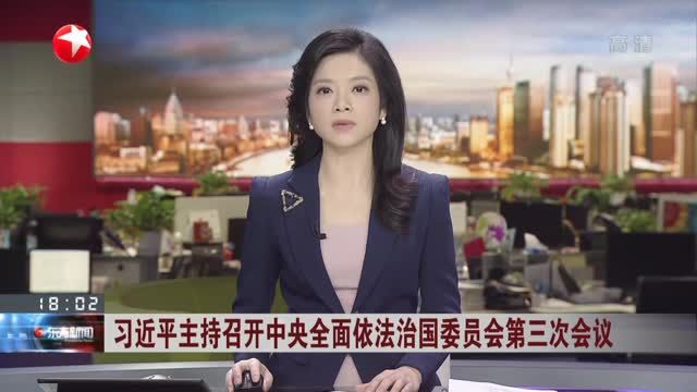 习近平主持召开中央全面依法治国委员会第三次会议