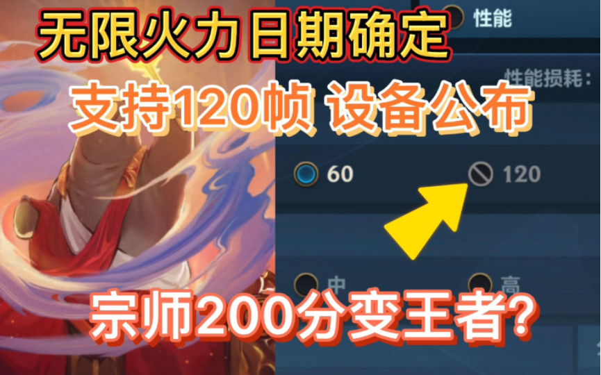 LOL手游:国服无限火力,上线日期确定,支持120帧设备公布