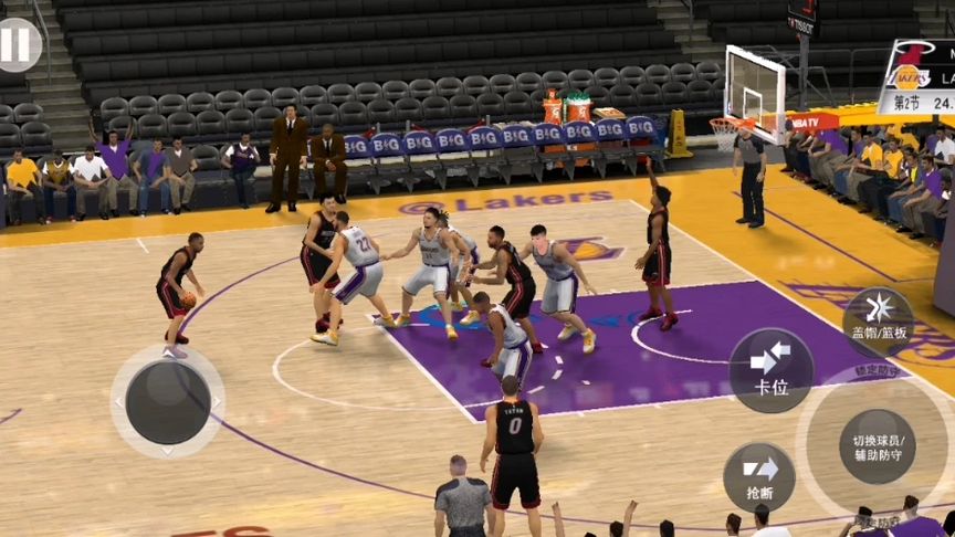 NBA2k20 湖人王朝模式 杜兰特 汤普森 罗斯 周琦齐发威(中)