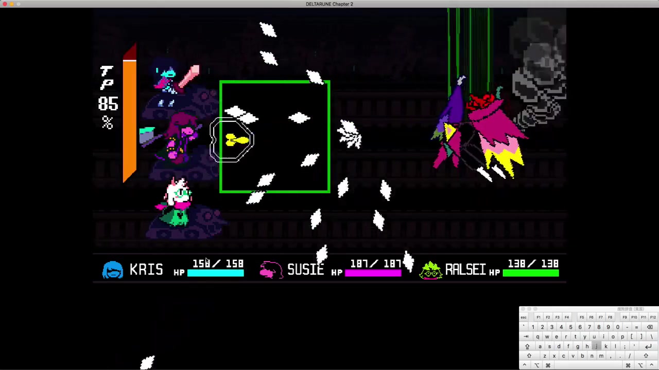 普通线spamton neo无伤,但是不用【bigshot】(除了第一回合与电话...