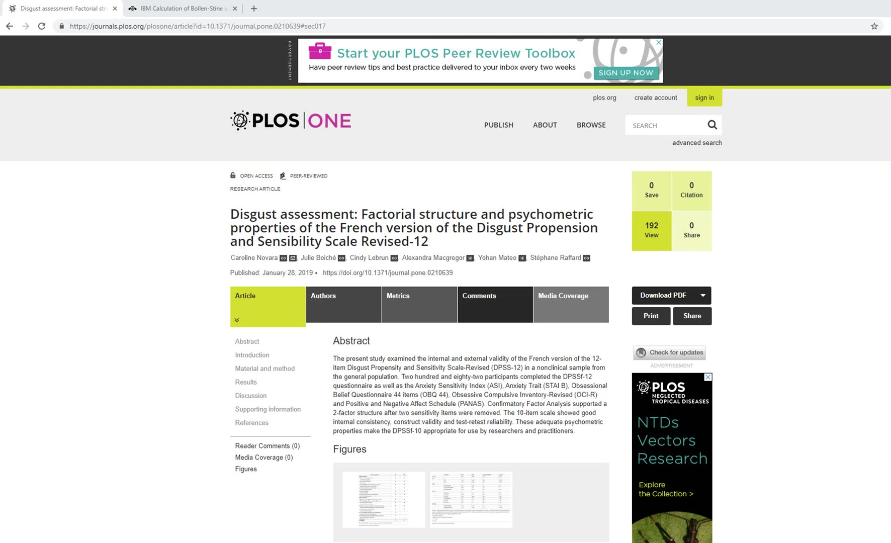 主成分探索性和确认性因素分析