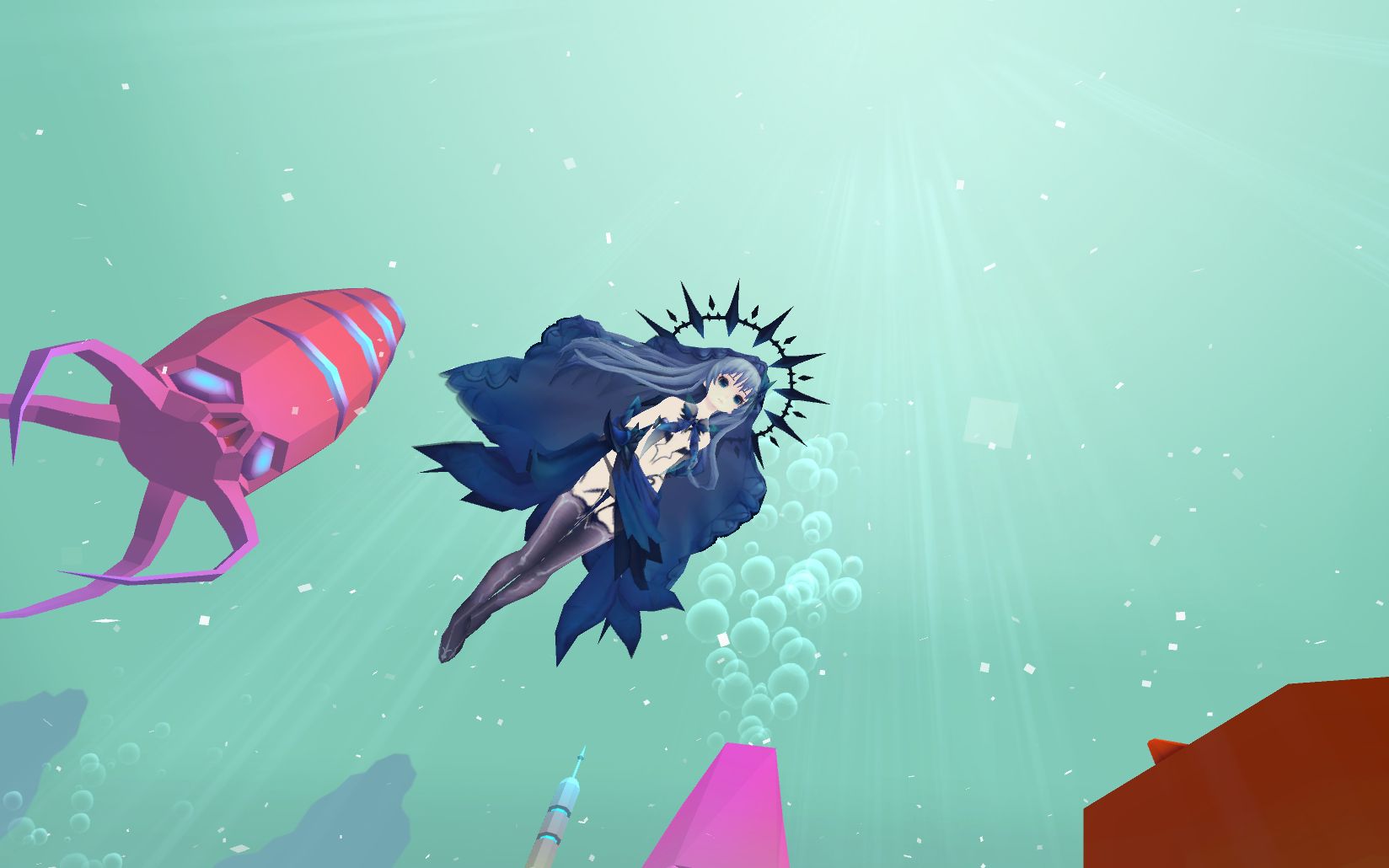 Unity+MMD+WallpaperEngine 水下派对动态壁纸制作