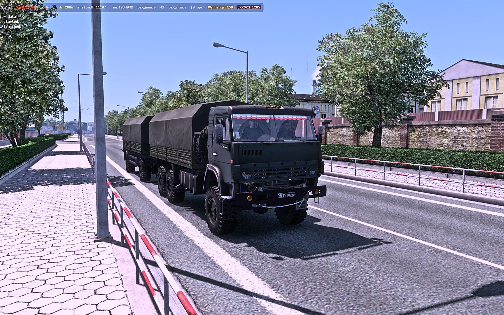 【欧卡2mod】卡玛斯43101军用卡车 UPD: 2022.02.15 V1.43.X