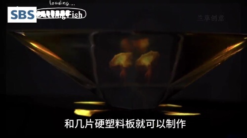 简单又有创意的3D投影仪,制作方法还如此简单,仅需要一部手机和几片...