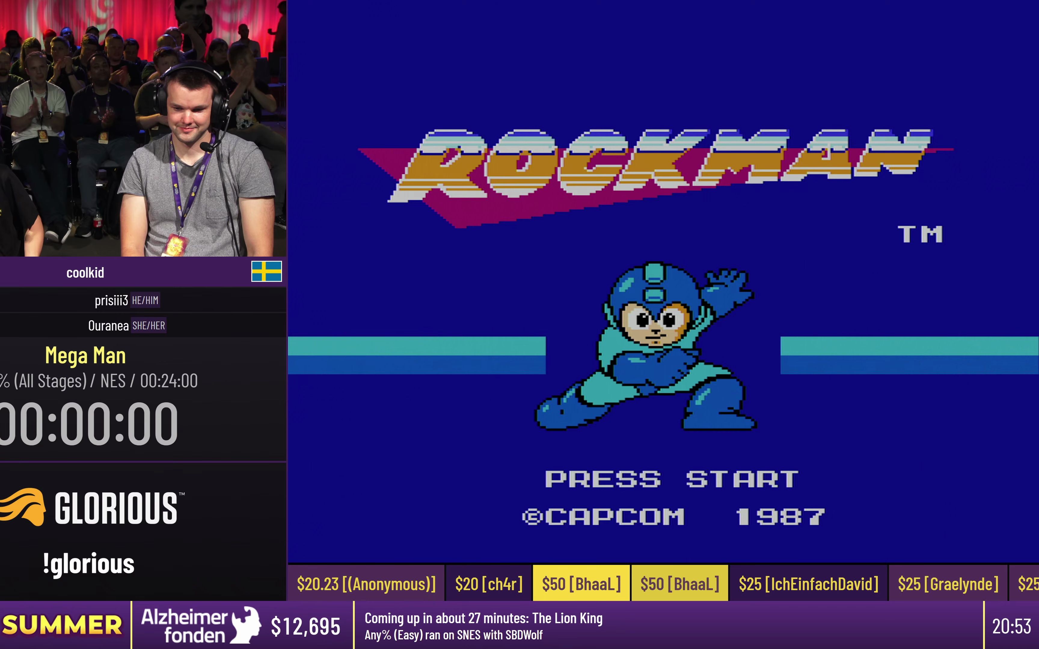 【速通欣赏】ESA速通活动 洛克人1代全关卡 Any% (All Stages) by:...