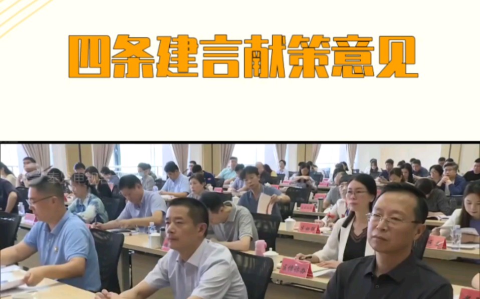 建言献策意见