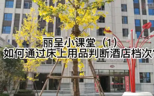 丽呈小课堂|如何根据床上用品判断酒店档次?