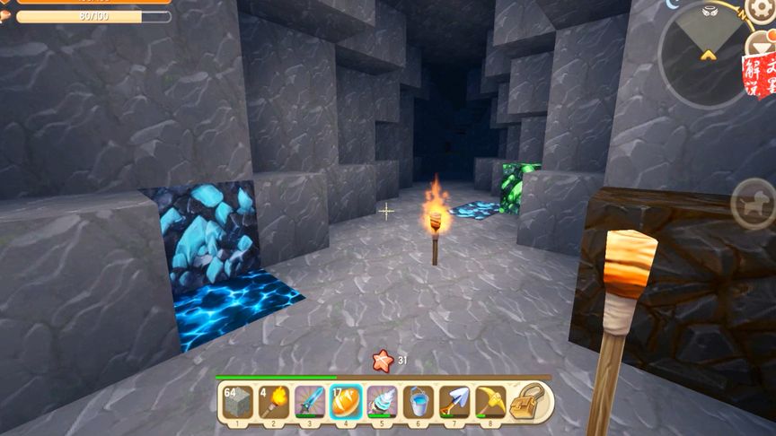 迷你世界生存,挖矿到最后才捡到便宜