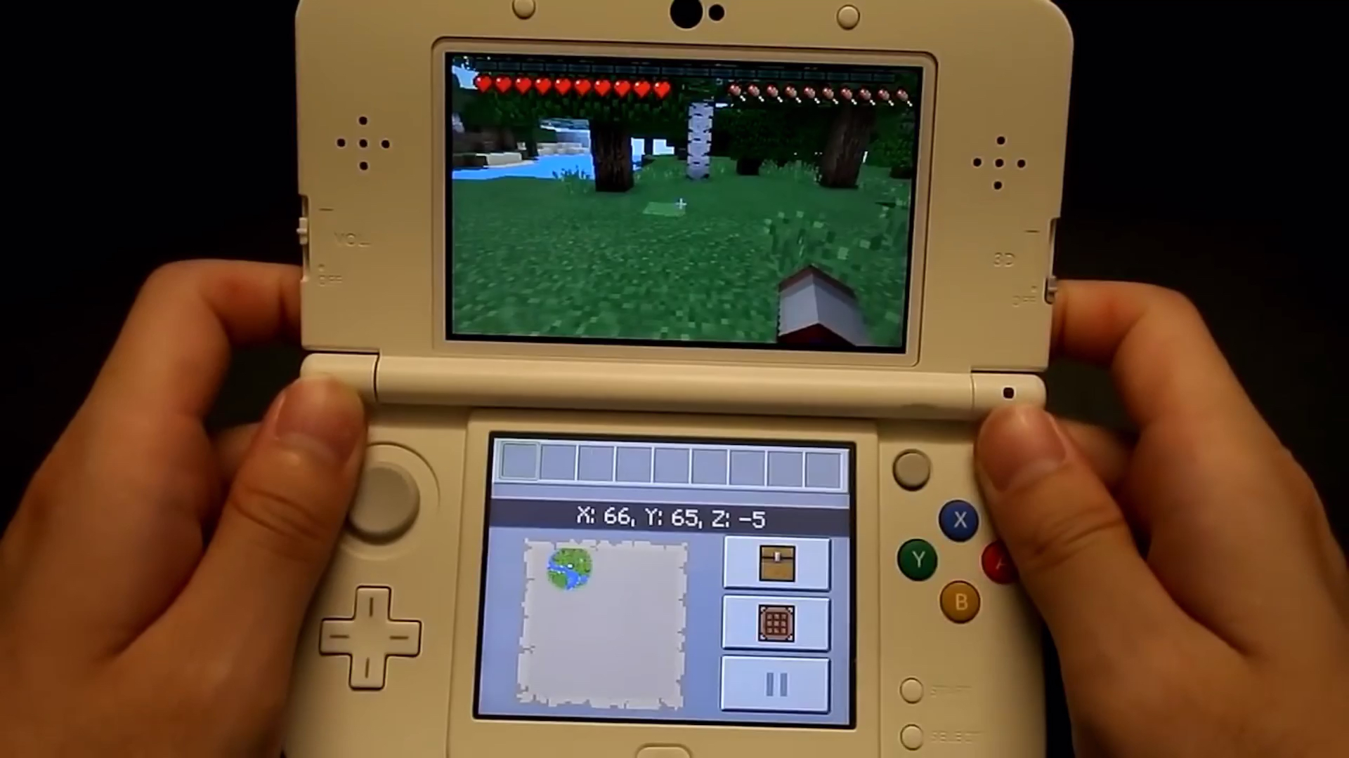 new 3DS 新小三玩我的世界