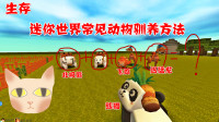 迷你世界常见动物驯养方法,一次学会,终身受益