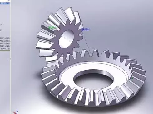 SolidWorks 动画Aniamtor 锥齿轮配合及旋转马达